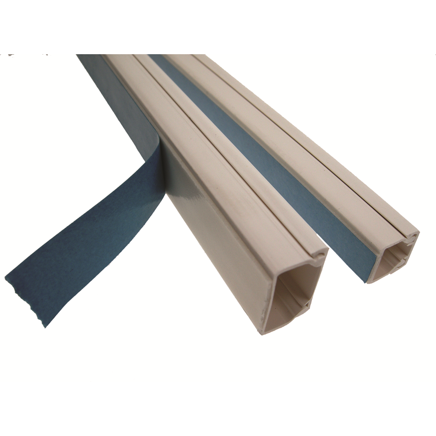 40mm x 25mm self adhesive mini square trunking